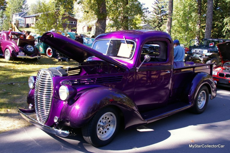 MARCH 2018: LOYAL FORD BOY TURNS A 1938 FORD TRUCK INTO A BLUE OVAL ...
