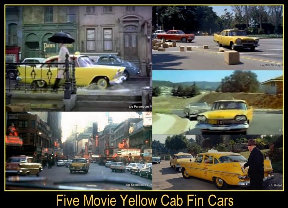 AUGUST 21 FIVE FOR FRIDAY: FIVE MOVIE YELLOW CAB FIN CARS – THEY WERE ...