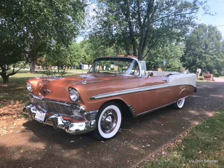 MAY 2021: A 1956 CHEVY CONVERTIBLE HAS A REMARKABLE 93-YEAR-OLD OWNER ...