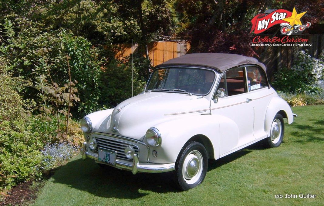 APRIL 2022: A 1960 MORRIS MINOR CONVERTIBLE HAS A HUGE LEGACY WITH ONE ...