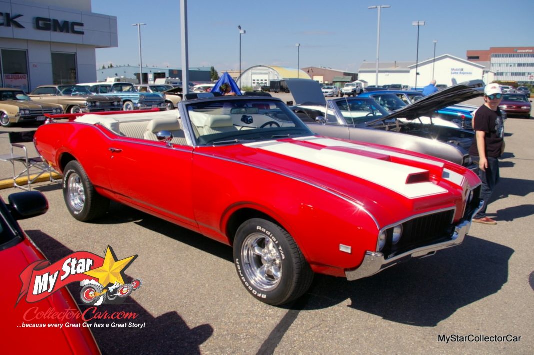 MAY 2023: A 1969 CUTLASS S CONVERTIBLE GETS A ‘PULL ME OVER RED’ PAINT ...
