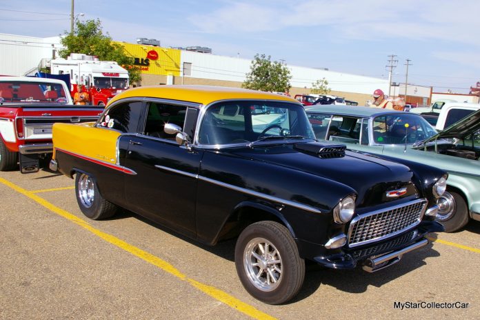 JUNE 2023: THIS ’55 CHEVY 2-DOOR POST GASSER TRIBUTE IS A LONG-DISTANCE ...