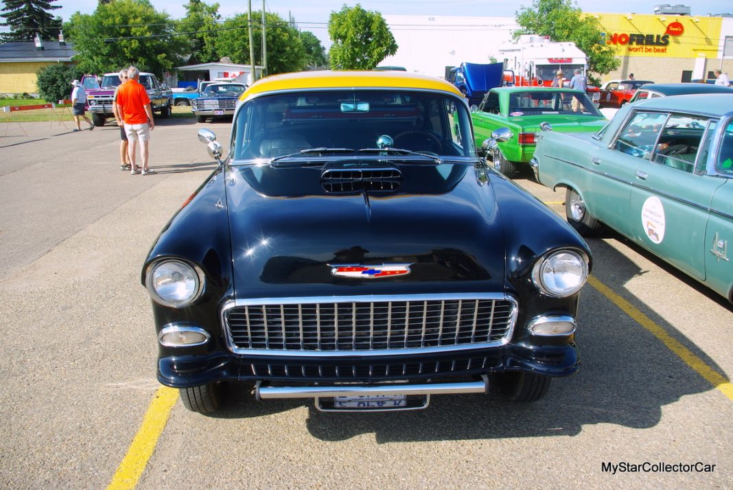 JUNE 2023: THIS ’55 CHEVY 2-DOOR POST GASSER TRIBUTE IS A LONG-DISTANCE ...