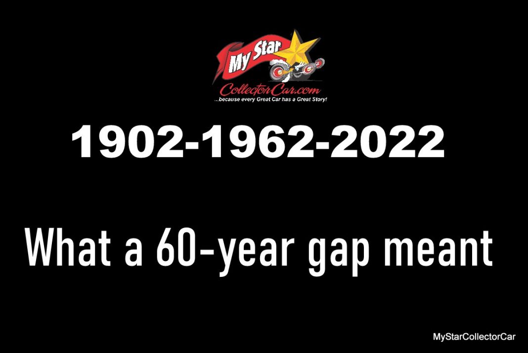 60 YEARS APART: 1902–1962—2022 | MyStarCollectorCar