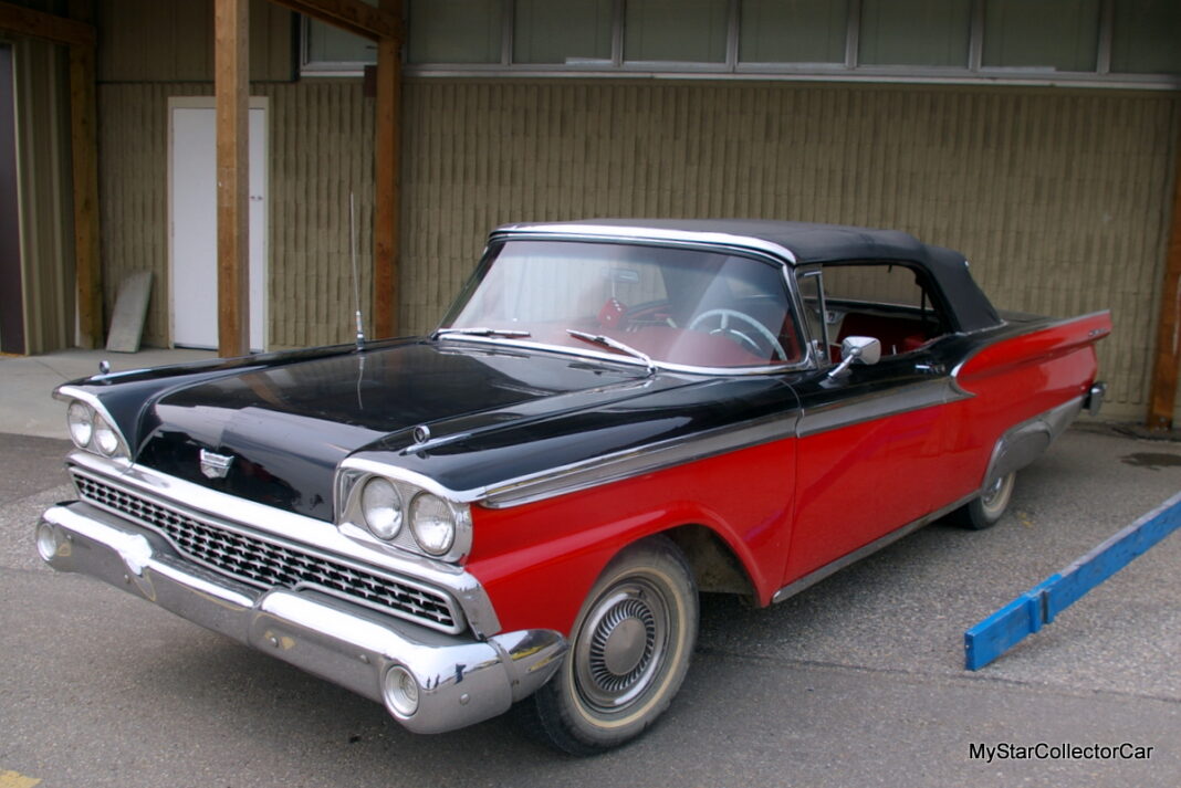 JUNE 2024: A 1959 FORD FAIRLANE 500 SUNLINER CONVERTIBLE WAS AN ...