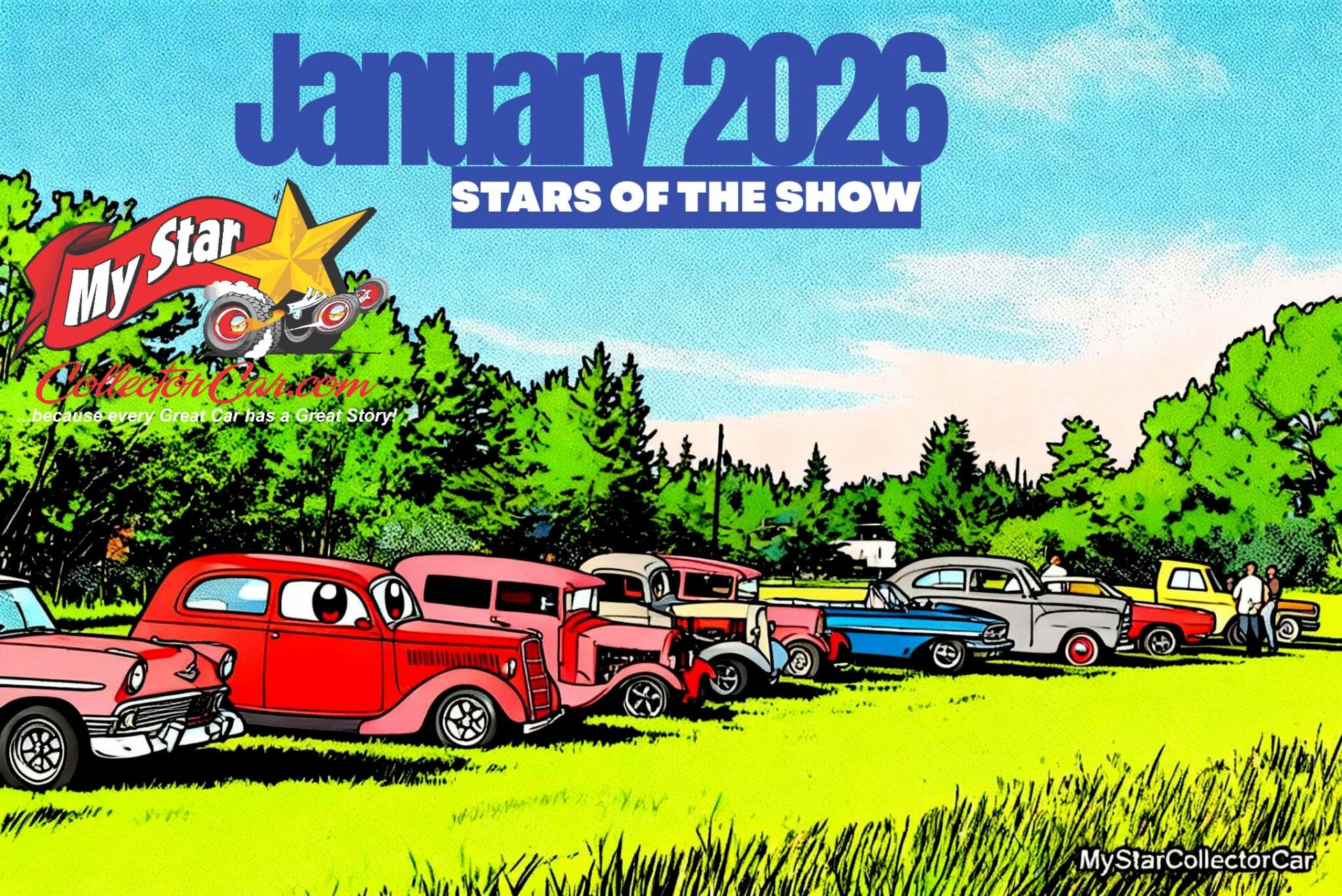 JANUARY 2026–17 YEARS OF SHOW STARS | MyStarCollectorCar